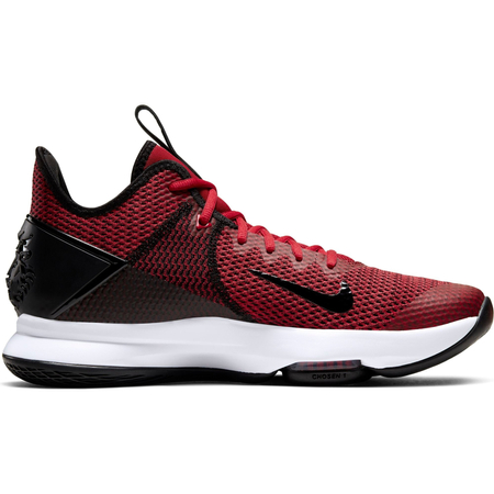 Nike Lebron Witness 4 Basketball Boot/Shoe - Black/Gym Red/White