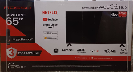 Телевизор ROSSO 65GX90W WebOS Sistem By LG