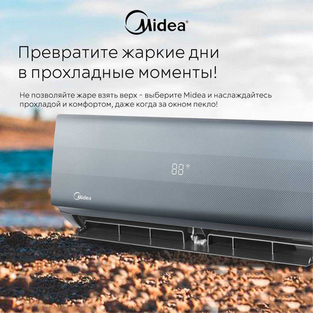 Кондиционер/Konditsioner/Inverter/Midea NAOMI 7 000BTU low Voltag 135v