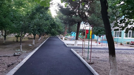 Асфальт ишлари ва завод оркали