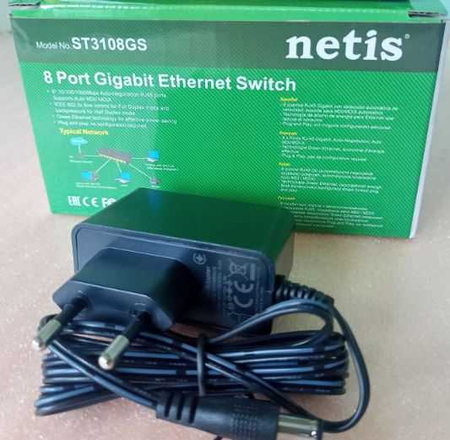 Коммутатор/hub/switch netis ST3108GS, 8-портовый, 1000 Мбит/с