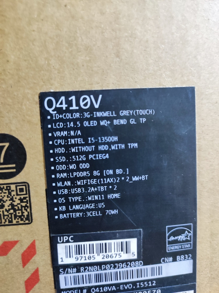 Asus zenbook 14x oled