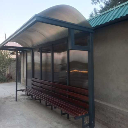 Скамейка, урна, ландшафт дизайн, гул тувак, остановка, латок