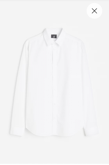Мужская рубашка H&M
