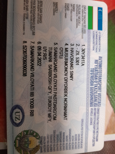 Zill 53 01 Gazda tayyor mashina