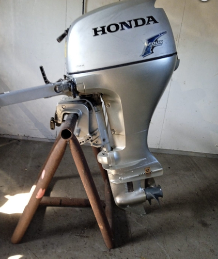 Honda bf 15 4 тактный и надувная лодка Yamaha  yam inflatables yam 350
