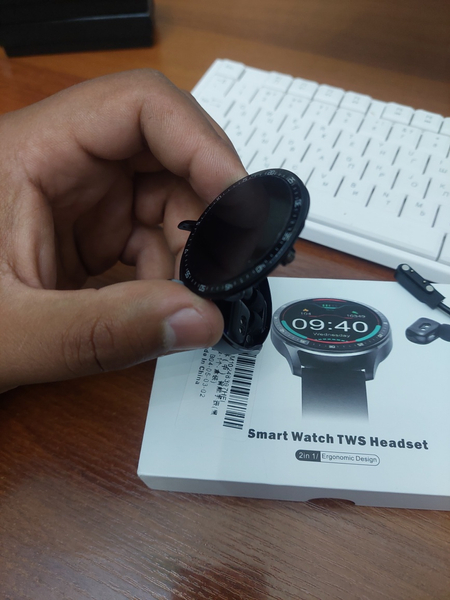 Smart wach TWS headset smart wach va navushnik ikalasi bir