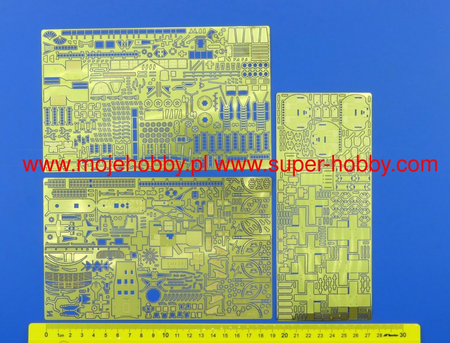 Сборная модель Эсминца класса 119 (Gem), Fletcher (USA) 1/144 Revell