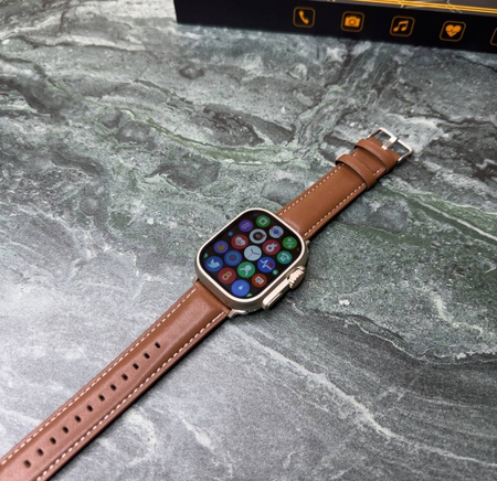 Aqlli soat Smart Watch DT 900 ULTRA, simsiz zaryadlovchi va 7 tasma
