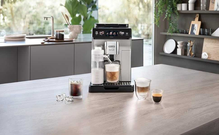 Кофемашина De'Longhi ECAM450.65.S/Cтальной/Автомат/Айс кофе