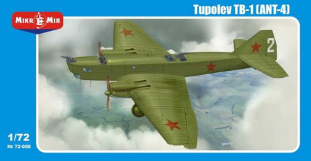 Сборная модель самолета ТБ-1 (MicroMir, 1/72)