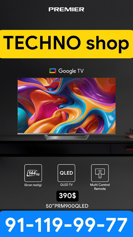 PREMIER 50 QLED/SMART android/televizor/tv/телевизор/тв