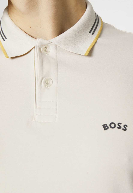 Boss приталенная рубашка поло