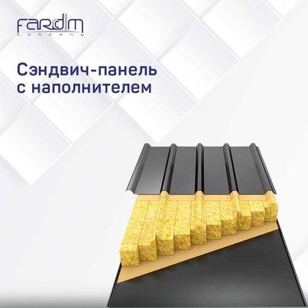Завод. Сэндвич-сендвич панели из базальта, пеноплата и ППУ