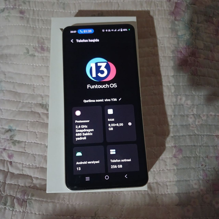 Vivo Y36 Sotiladi 2 Oy Ishlatilgan Pul Kerakligi Uchun Sotilvotti
