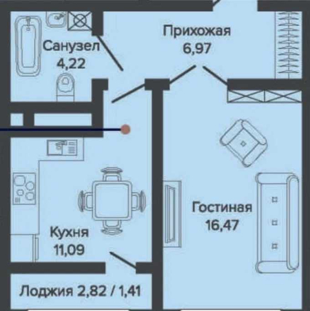 ЖК NRG Qorasuv 1 комнатная White Box Комплекс Бизнес класса