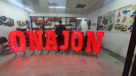 Onajon+T+P harflari sotiladi 5,5million
