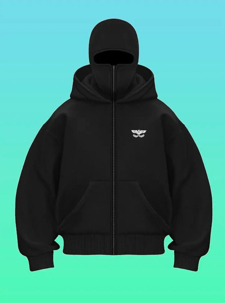Drop Zip Hoodie-Качественные Стильные Худи