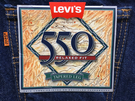 VINTAGE 1994 Made in U.S.A. LEVI'S® 550™ Orange Tab™ Jeans — W32 L34