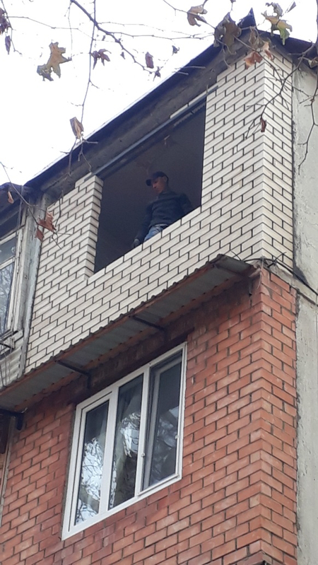 Кирпичная кладка БАЛКОНОВ, Под расшивку !  Кладка кирпича  .  Ойбек  !