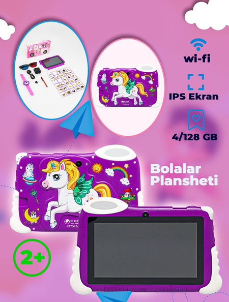 Yangi Bolalar Plansheti CCIT KT 700 Pro, Детские умные планшеты