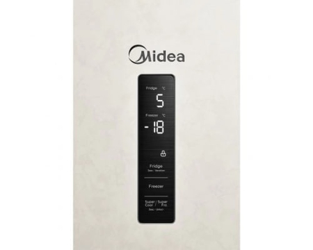 Холодильник Midea CMDRB470 (Молочный)