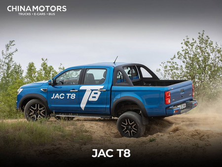 Jac T8 pikap sevuvchilar uchun ajoyib moshin
