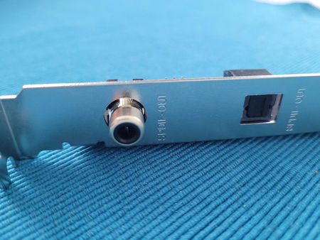 Коаксиальный и оптический SPDIF аудио блок