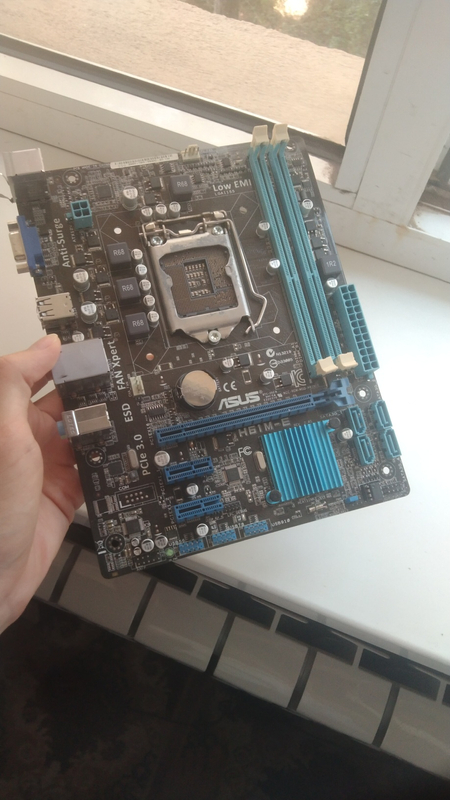 Asus h61 Нерабочая плата