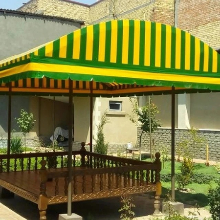 Banir tent ustovka qilamiz basenladi ustini orab beramiz