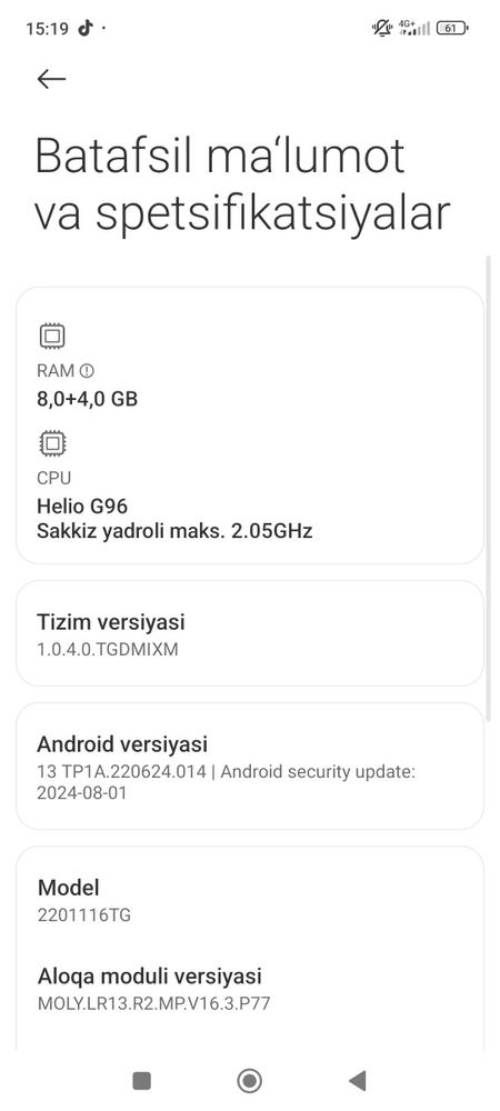 Redmi not 11 pro