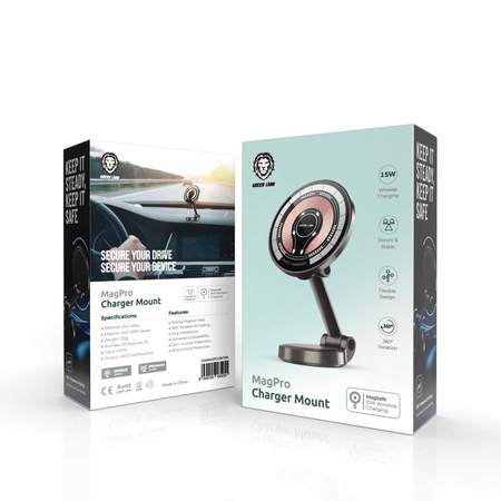 ДОСТАВКА! GreenLion MagPro - MagSafe Зарядка 15W + 360 автохолдер,