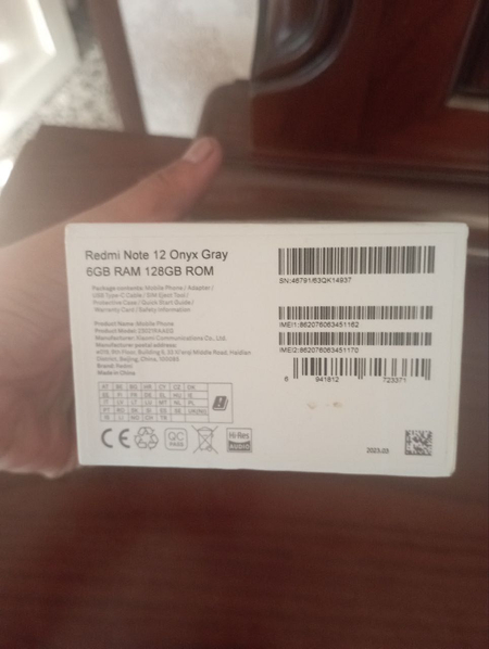 Redmi 12 Note 6/128