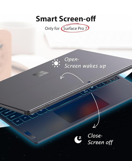 Surface Pro inteck type cover клавиатура Bluetooth  для Pro 4-7+