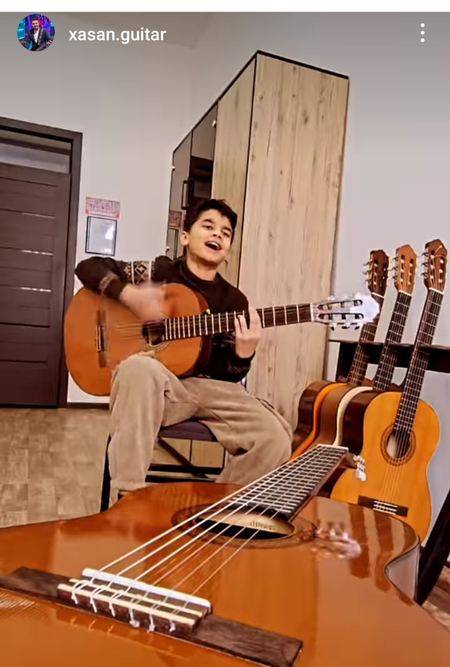 Gitara darsi prafesional tarzda otiladi