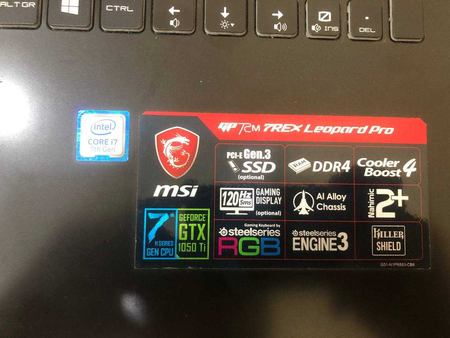 MSI GP 72m 7REX Leopard Pro