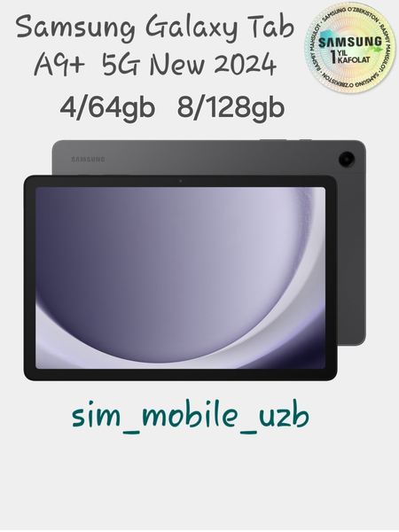 Samsung Galaxy Tab A9+ 5G 2023 New Super Skidka+Garantiya+Dastavka
