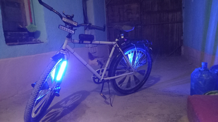 Velosiped bonvi tuning qilingan  holati ideal