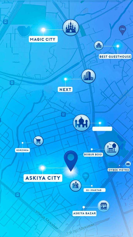 Элитная локация Askiya City 3/7/12 Центр города 83 м2. 7-блок.