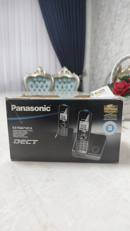 Prodam telefon Panasonik v otlichnom sostoyaniye 2 trubki