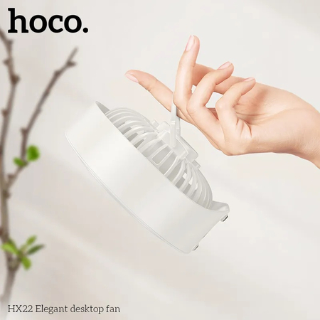 Вентилятор аккумуляторный настольный с тримя режима скорости hoco HX22
