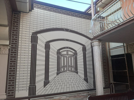 Травертин ишларини кламиза