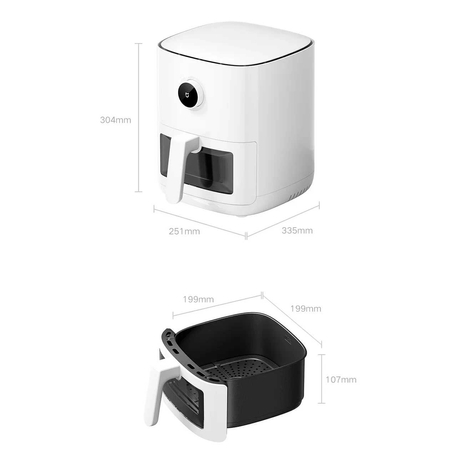 Аэрогриль 5.5L от XIAOMI/ Xiaomi Air Freyer 5.5L EU