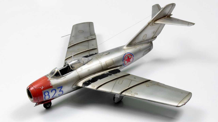 Сборная модель самолета МиГ-15 (НПО “Вектор”, СССР, 1:72). РАРИТЕТ.