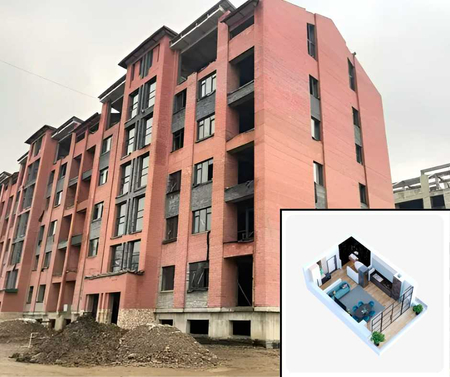 Срочно! 1ком 33кв.м в ЖК Grand City на 5/6 этаже коробка. Фаргона Йули