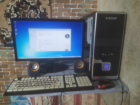 Компьютер с большим монитором Samsung 22
