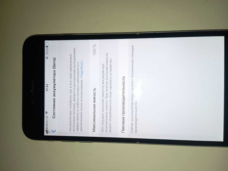 iphone 6plus Emkost:100% Region:LLa Dostavka bor Kelishamiz