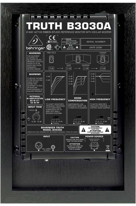Продаётся студийный монитор Behringer TRUTH B3030A