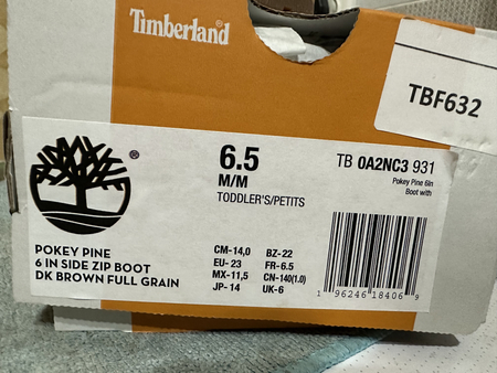 Timberland детские ботинки