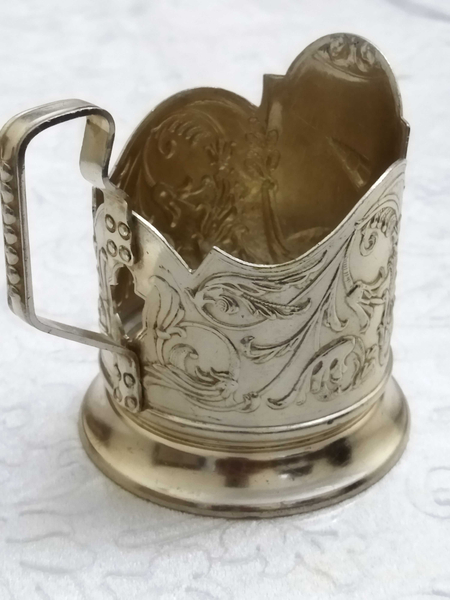 Подстаканник СССР алюминий